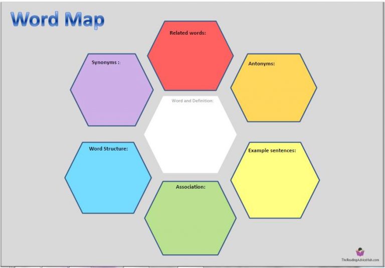 Word Maps - thereadingadvicehub